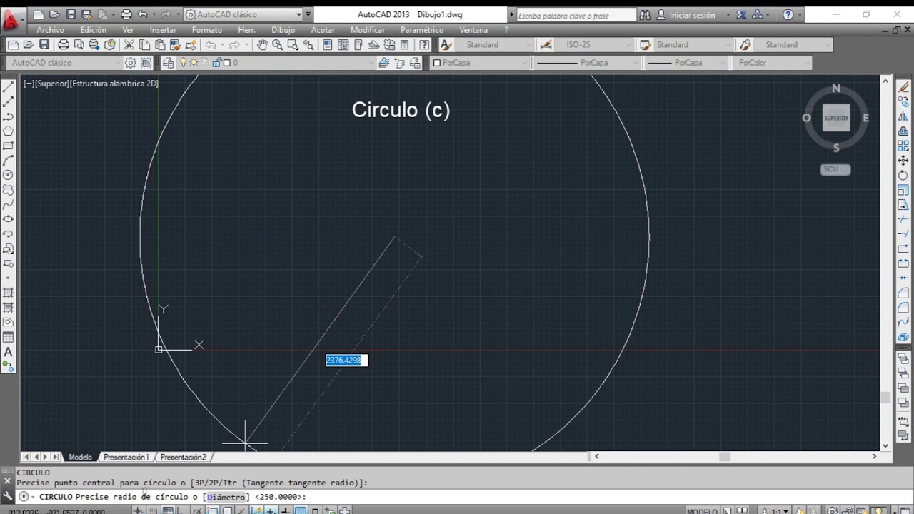 Círculo | AutoCAD | Curso - YouTube