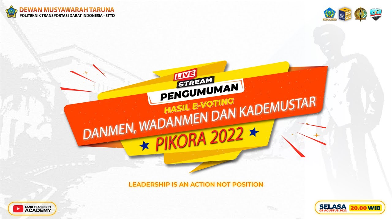 PENGUMUMAN E-VOTING DANMEN, WADANMEN DAN KADEMUSTAR PIKORA 2022 - YouTube