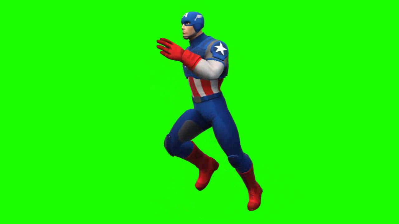 Captain America Marvel NOW run animated right chroma - YouTube