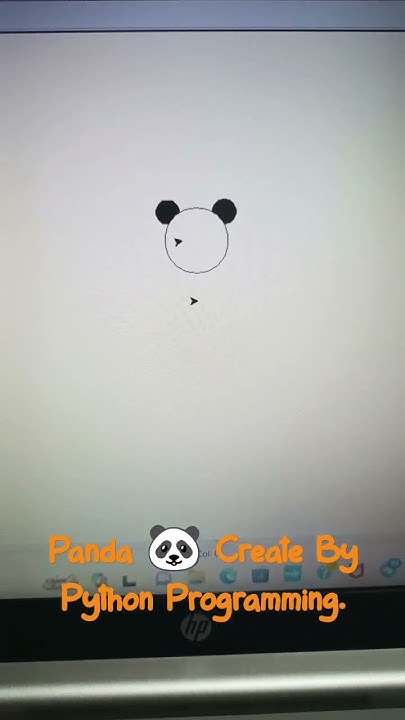 Panda 🐼 Create By Python Programming Song Coding Leptop Python Art Codinglove Youtube