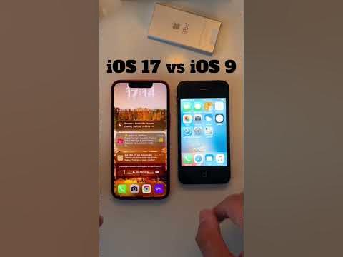 iOS 17 vs iOS 9 #ios17 #ios9 #ios - YouTube