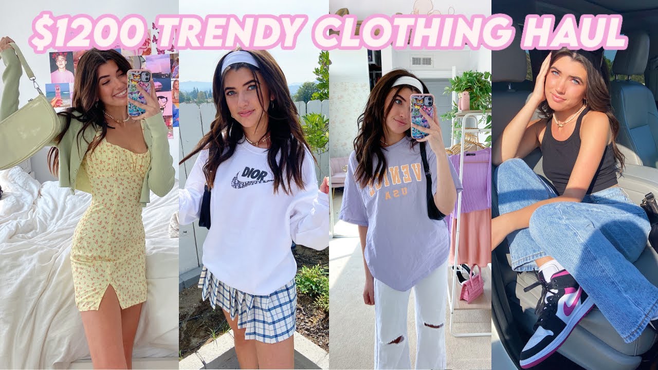 $1200 TRENDY TRY ON CLOTHING HAUL 2020 - YouTube
