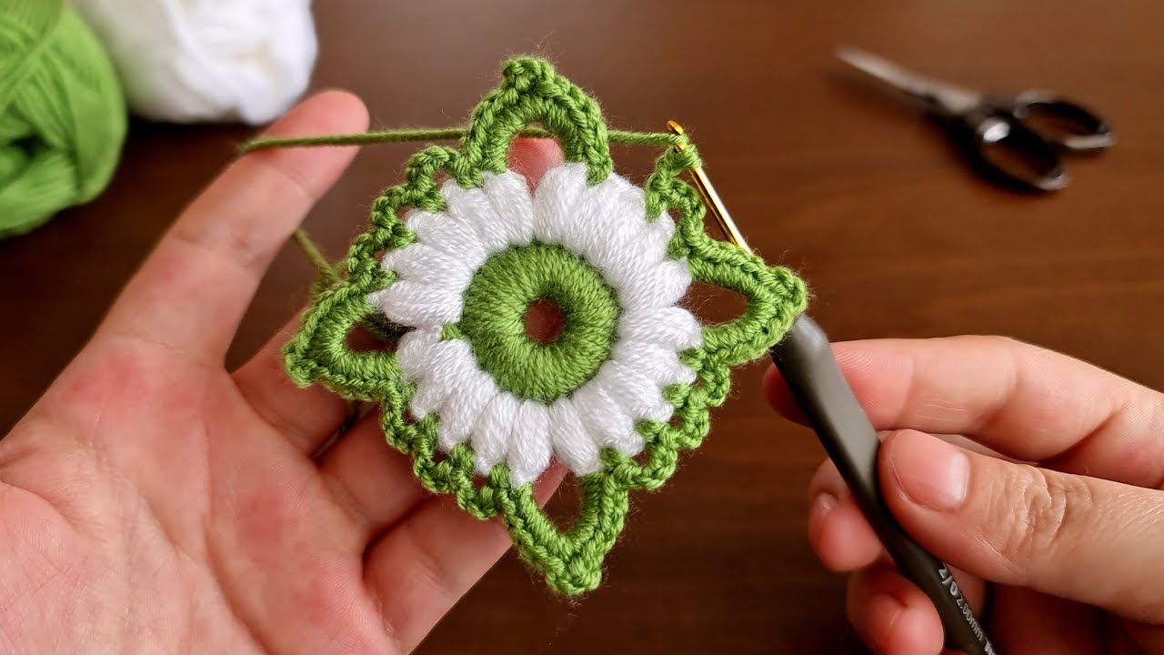 Super Easy Crochet Knitting Motif - Çok Kolay Tığ İşi Şahane Motif Örgü ...