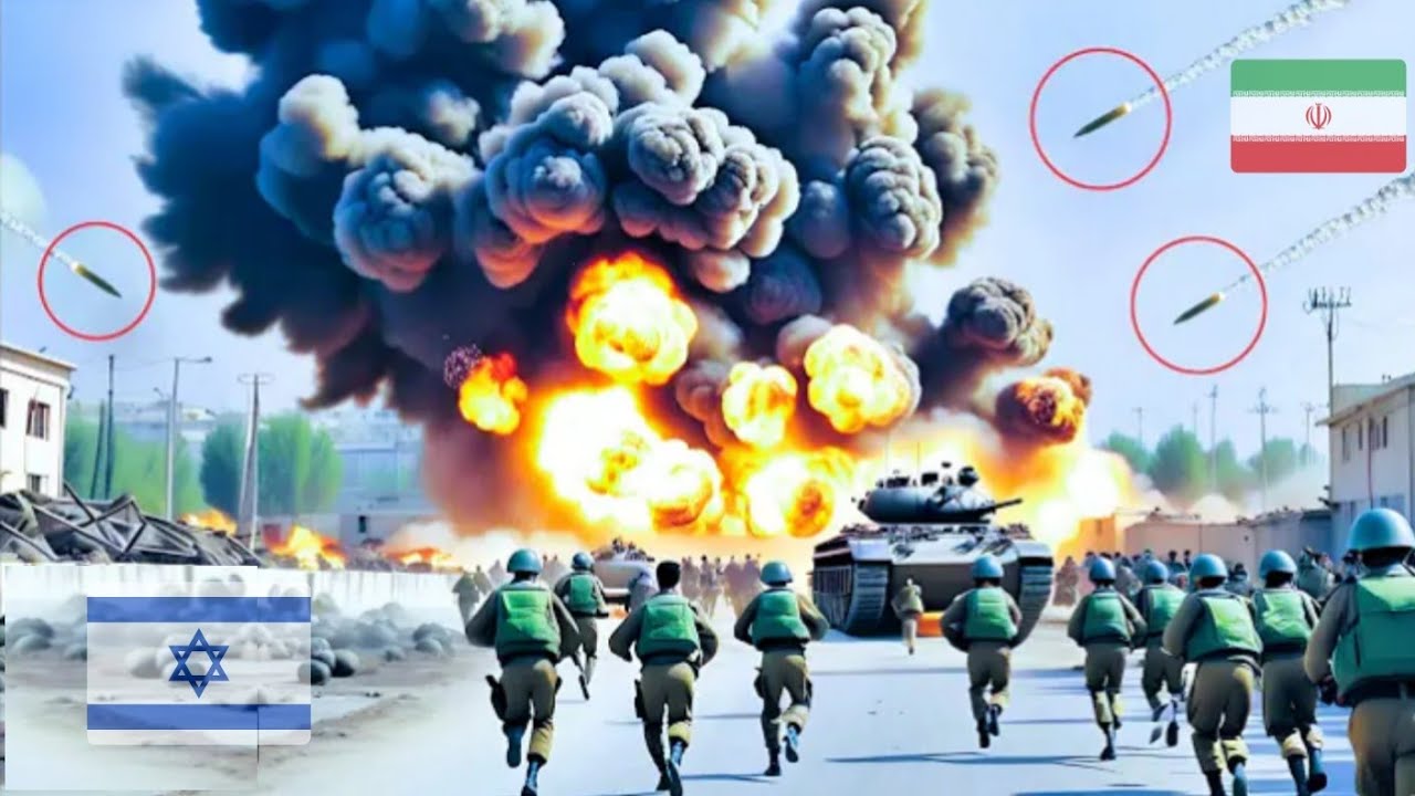 1 minute ago! 700 advanced Israeli tanks destroyed by Iranian ...