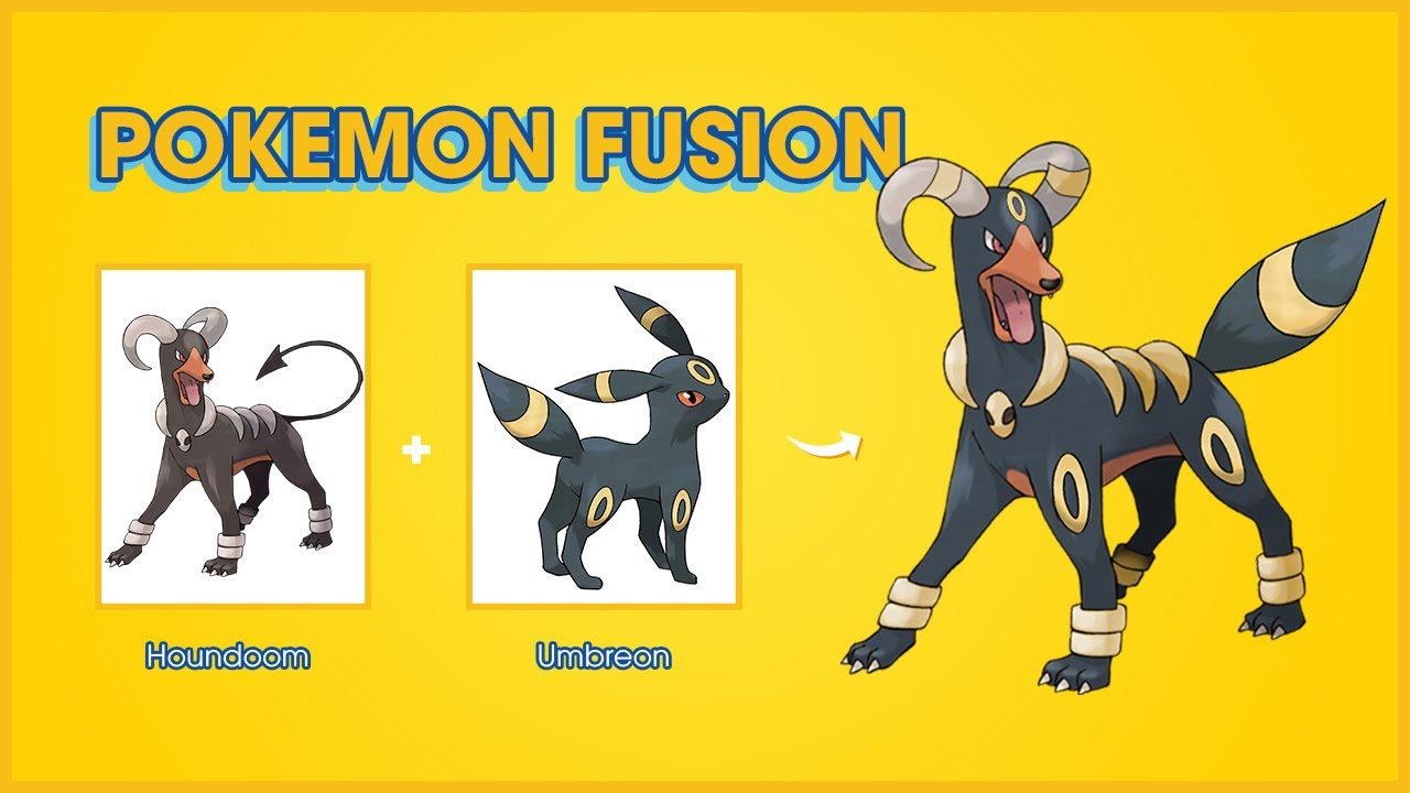 Pokemon Fusion | Houndoom + Umbreon - YouTube
