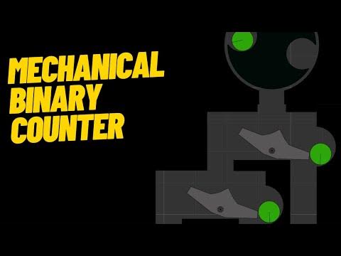 Mechanical Binary Counter - YouTube
