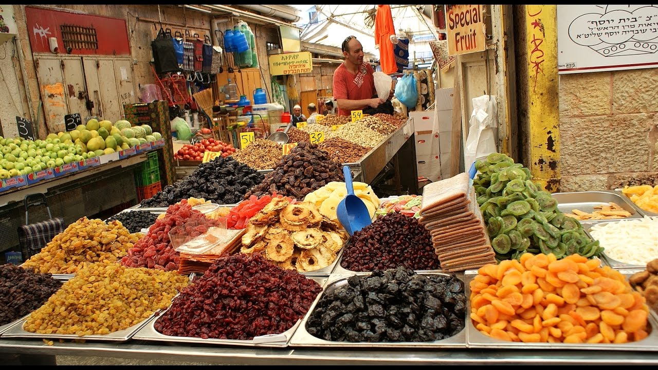 Open Market in Jerusalem - Shuk Machane Yehuda - YouTube
