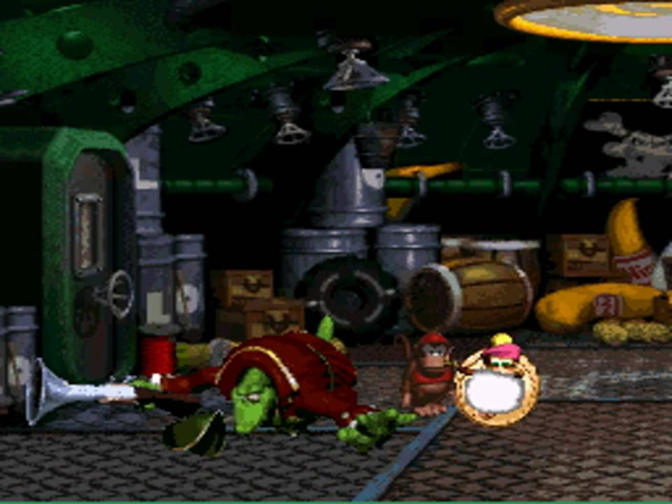 Donkey Kong Country 2 102% Walkthrough : The Flying Krock - K. Rool ...