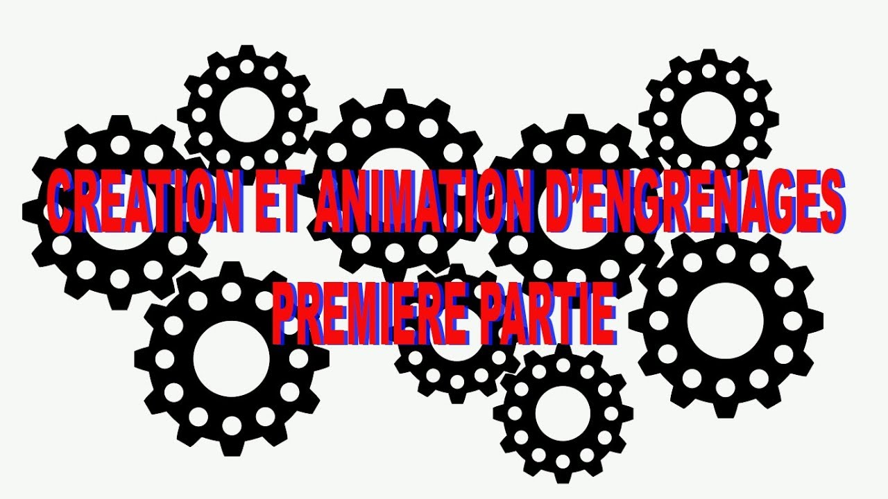 ANIMATION ENGRENAGES PARTIE 1 PHOTOSHOP CC 2020 - YouTube