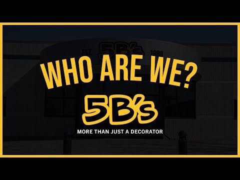 5B's Embroidery & Screen Print - YouTube