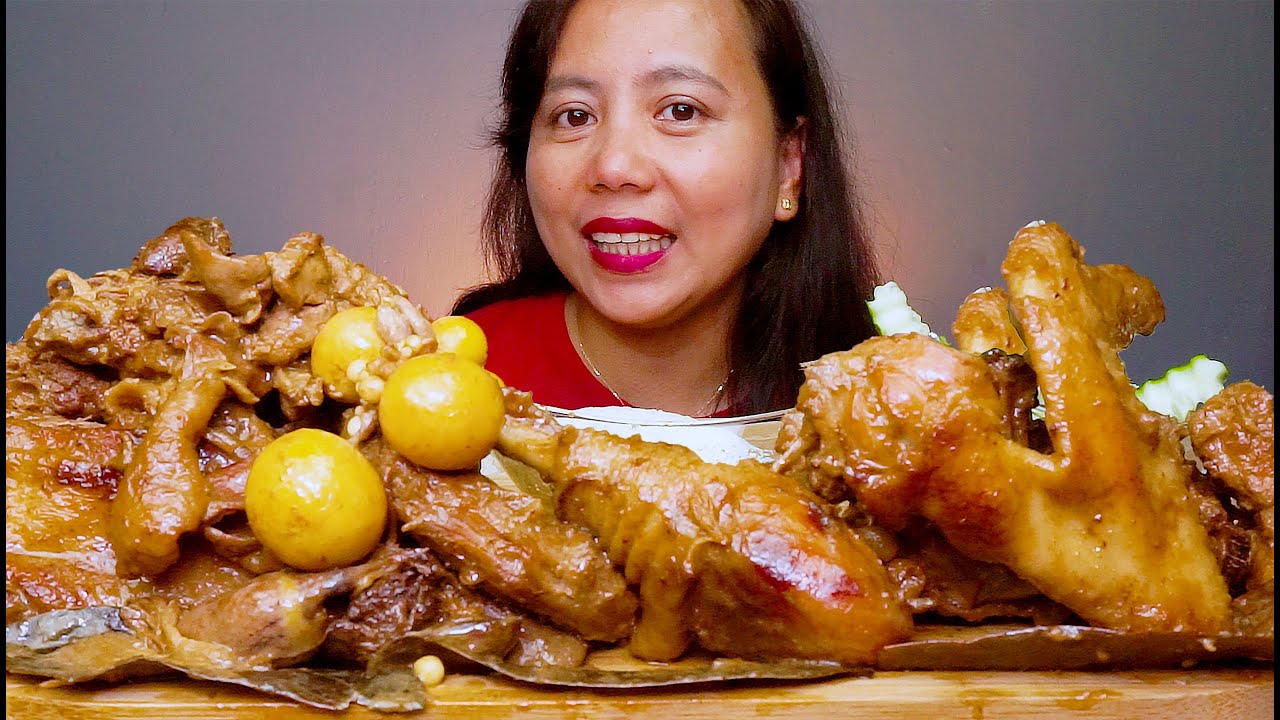 NATIVE CHICKEN ADOBO WITH COCONUT MILK | GINATAANG MANOK PAKALASTI ...