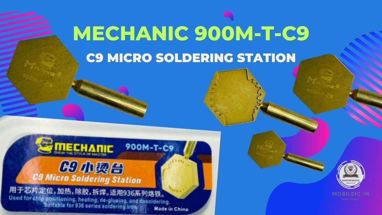 C9 Micro Soldering Station|900MTC9 - YouTube