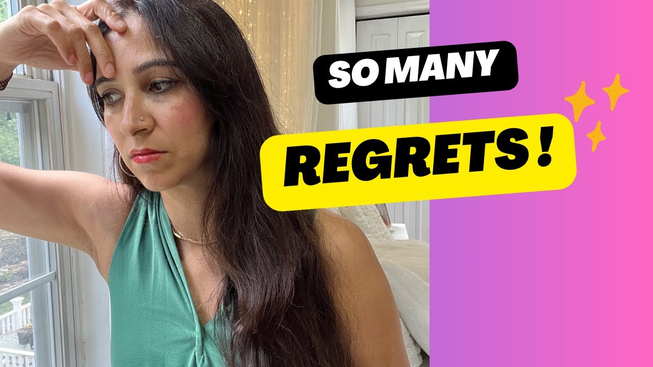 When Regrets from past start eating up peace of mind (stuck in the ...