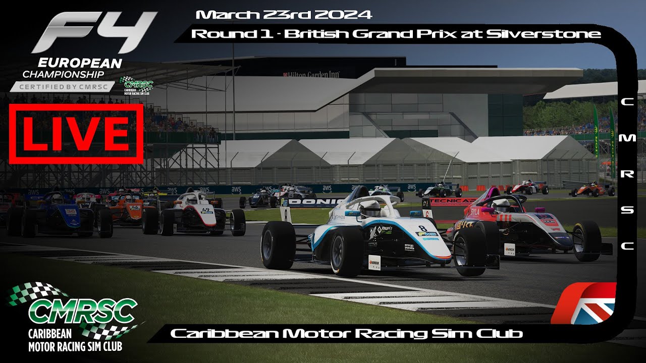 Live l Round 1 l British Grand Prix l CMRSC F4 European Championship ...