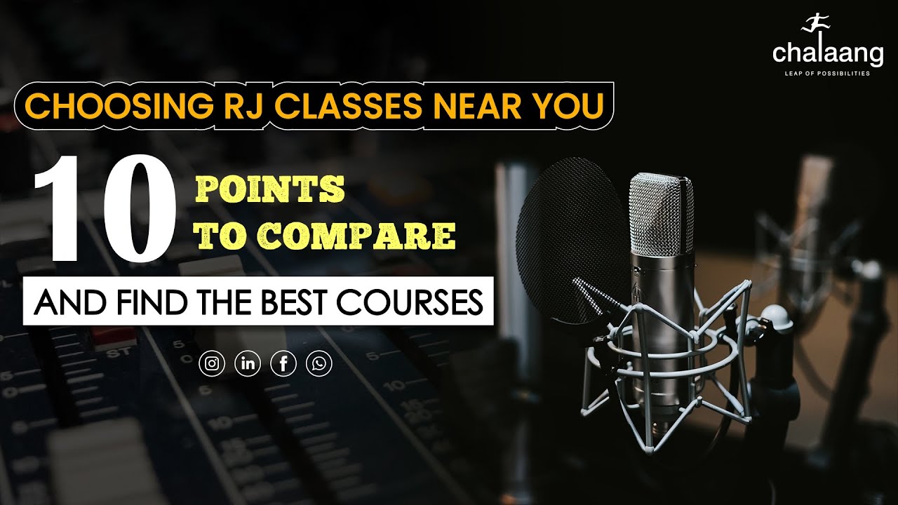 10 Factors to Compare to Find the Best RJ Course in India. - YouTube