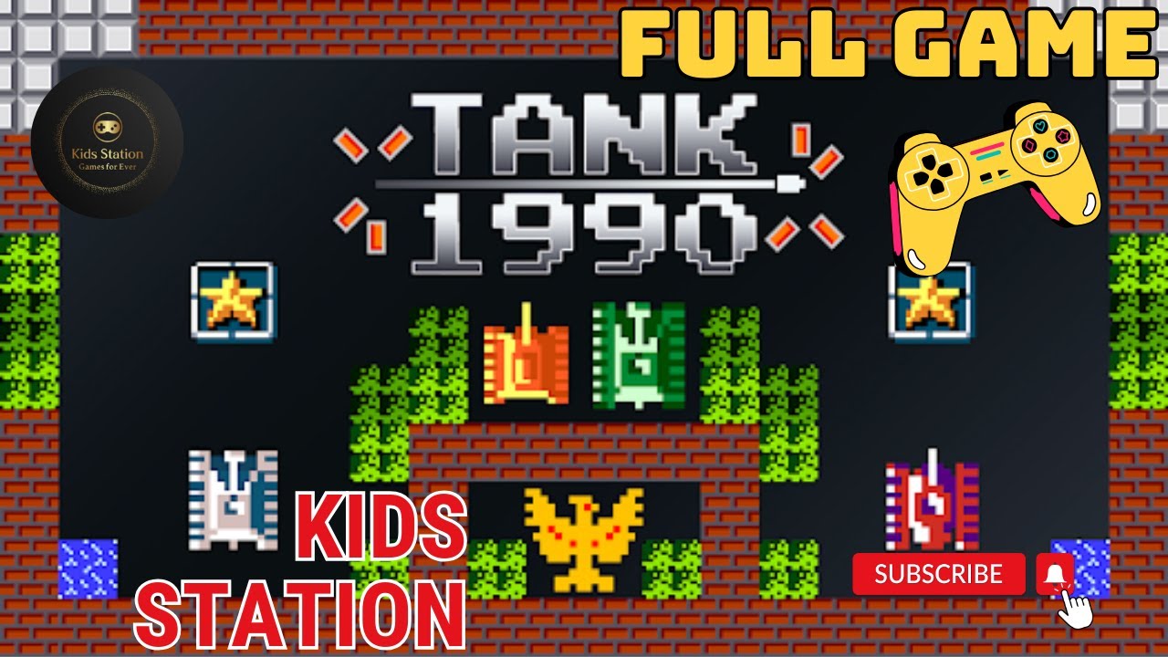 Ever Green Golden Game Battle City Tank 1990 Classic Full Game : Kids ...