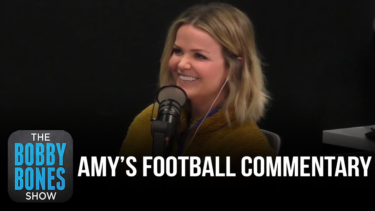 Amy Hilariously Commentates NFL Football Games - YouTube