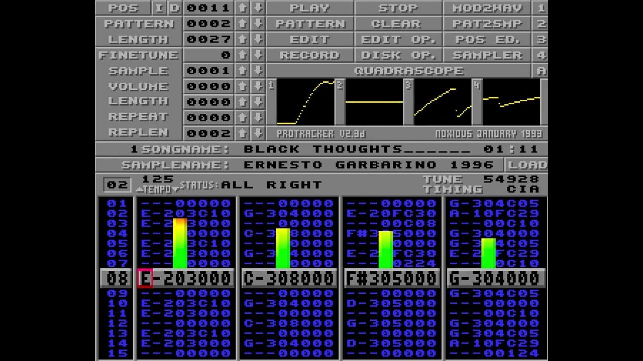 1996 Black Thoughts (Ernesto Garbarino) a.k.a. Byte Revenger ...