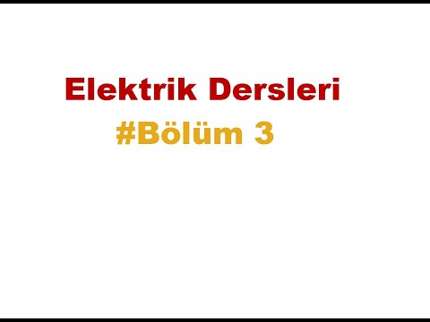Ohm kanunu - Temel Elektrik Dersleri