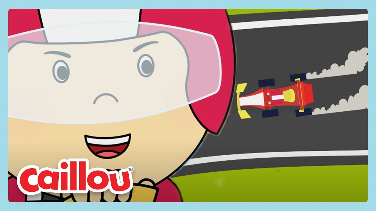 Caillou's Race Car | Caillou | Wildbrain Little Ones - YouTube