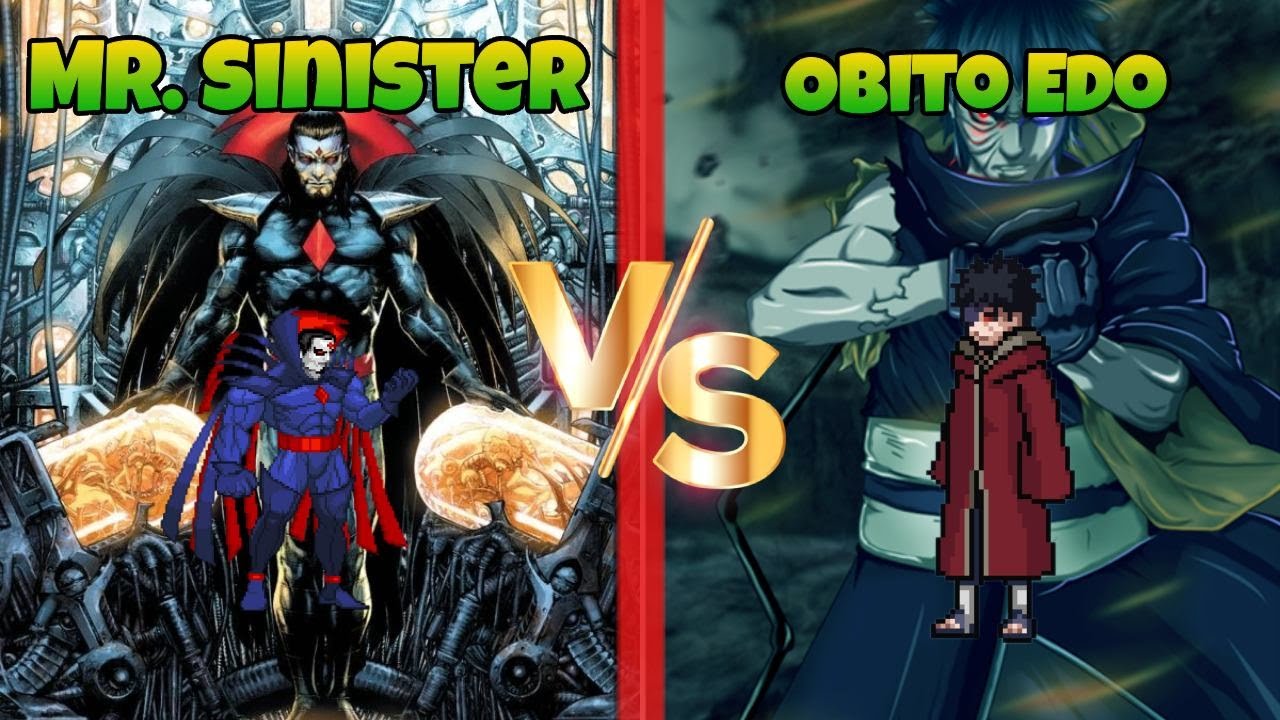 Jump Force MUGEN Mr. Sinister vs Obito Edo - YouTube