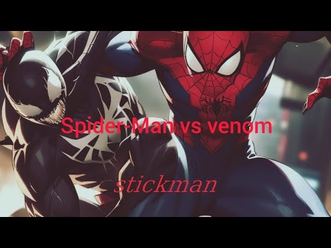 Spider-Man vs Venom la rencontre (mode stickman) - YouTube