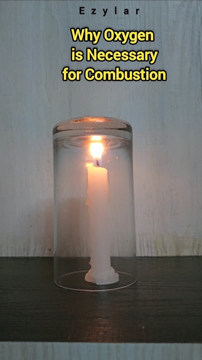 Why Oxygen is Necessary for Combustion | Glass candle experiment #experiements #science #shorts ...