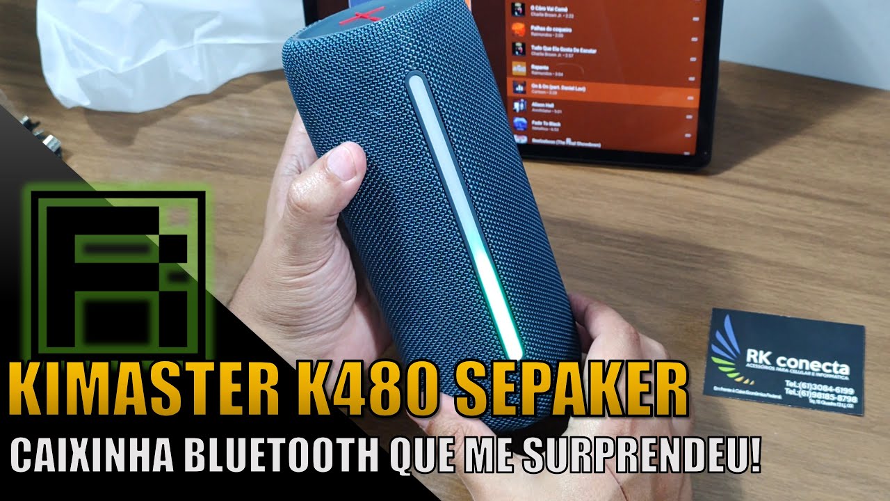 Kimaster K480 PARTY BASS SEPAKER - Caixinha de som com 10w RMS que me ...