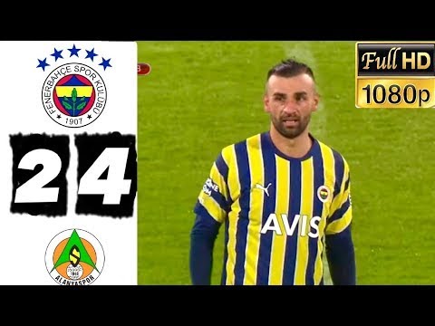 alanyaspor fenerbahçe 2 4 maç özeti 07 12