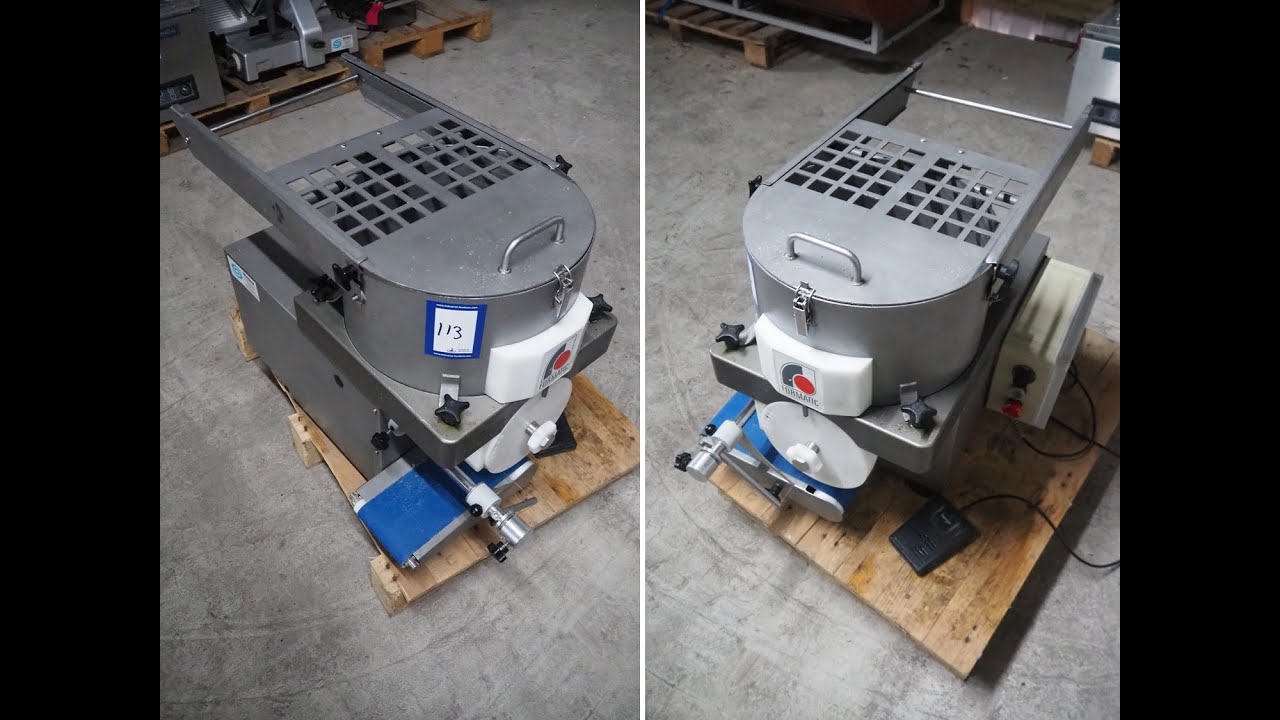 1125-113: Deighton Manufacturing LTD hamburger forming machine - YouTube