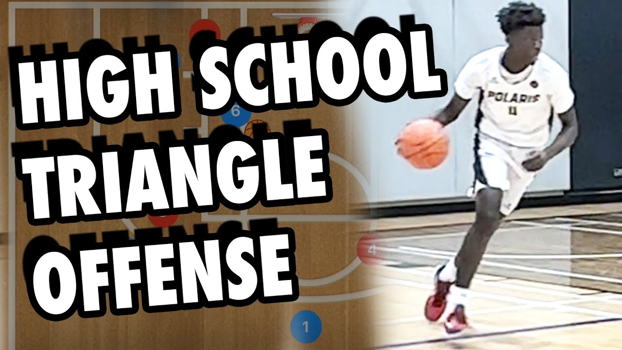 High School Triangle Basketball Plays - YouTube
