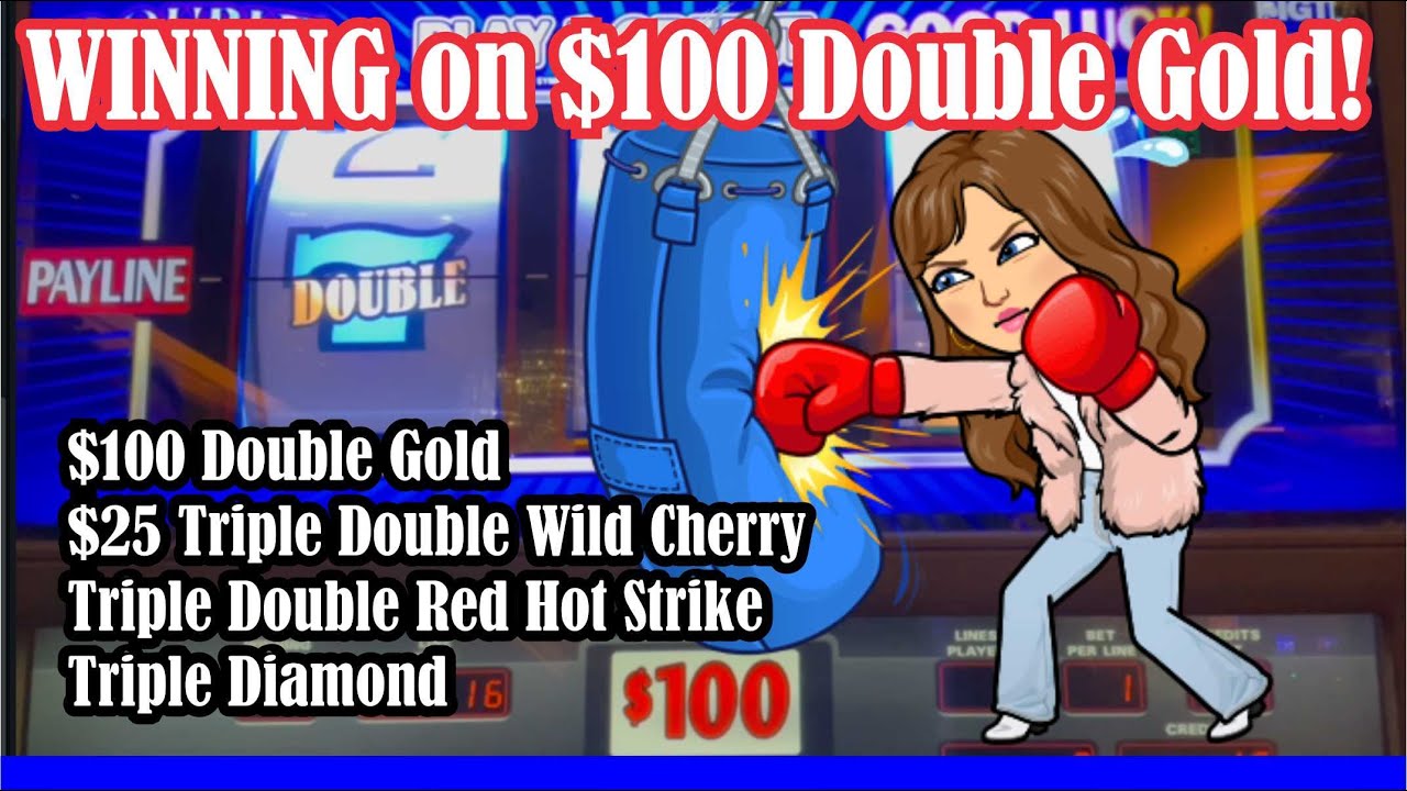 🔴 WINNING ON $100 Double Gold Slot Machine! PLUS MORE High Limit Slot ...