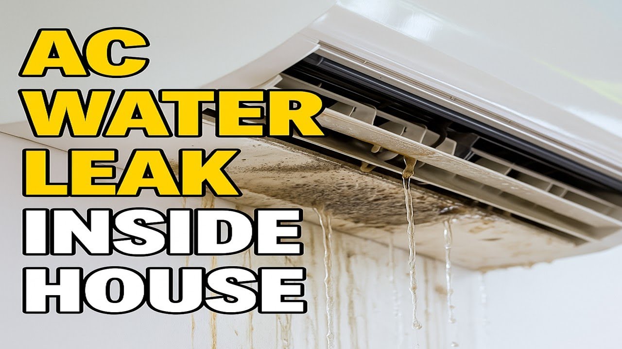 AC Water Leak Inside House? (Causes & Fix – Indoor Unit Leak) - YouTube