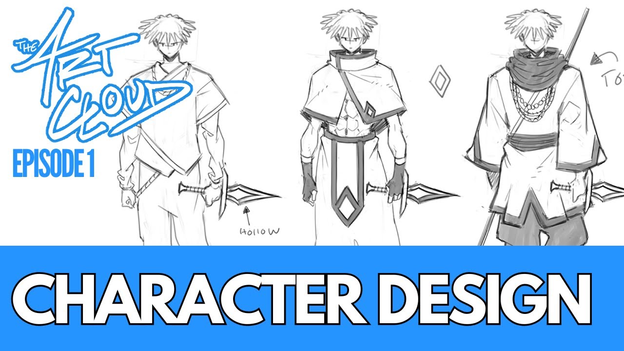 Mastering Character Design and Drawing Clothing | The Art Cloud Ep. 01 ...