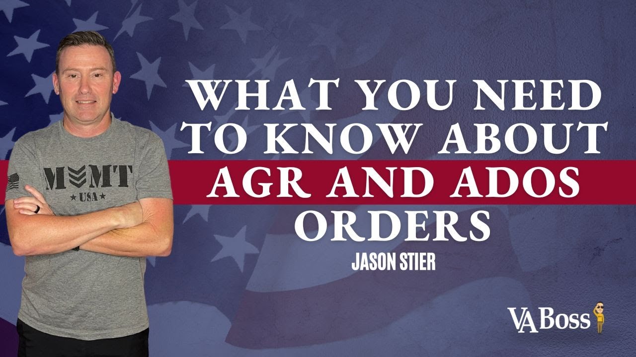 What You Need to Know About AGR and ADOS Orders? - YouTube