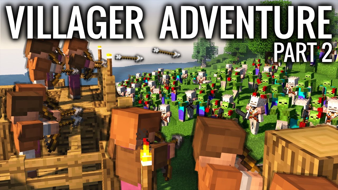 Minecraft - VILLAGER ADVENTURE | Part 2 - YouTube