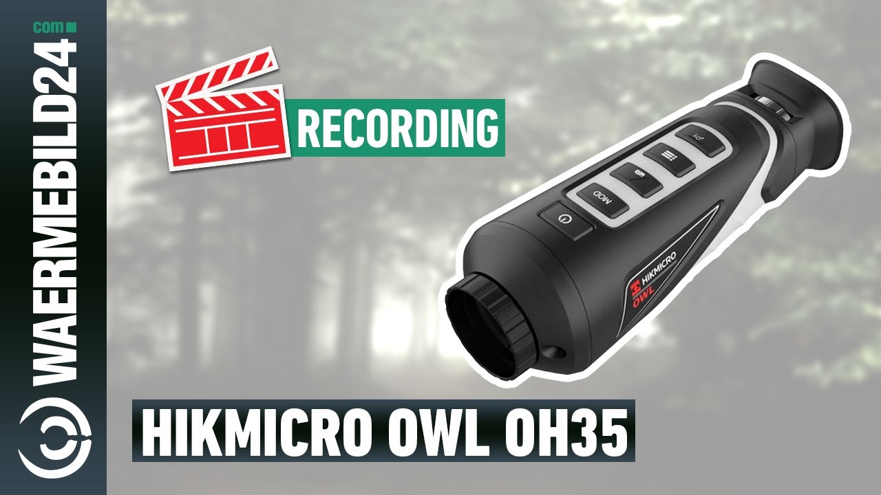 Anblick mit dem HIKMICRO OWL OH35 Wärmebild-Handgerät 🔴 - YouTube