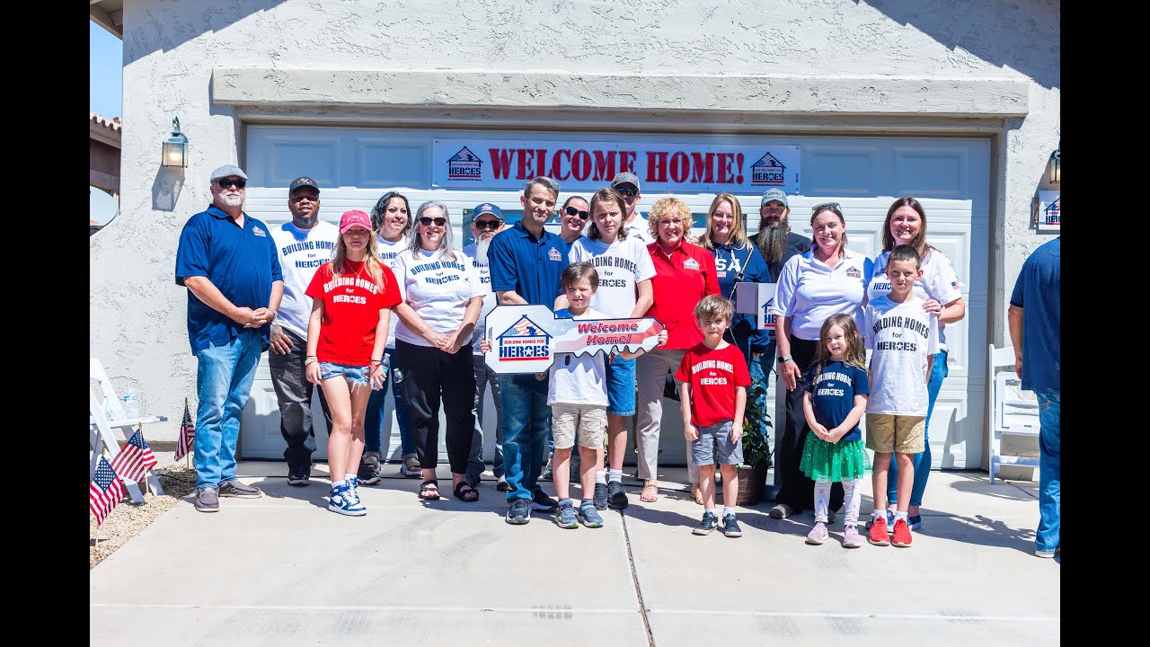 Veteran Aaron Sampson Honored with Dream Home - YouTube