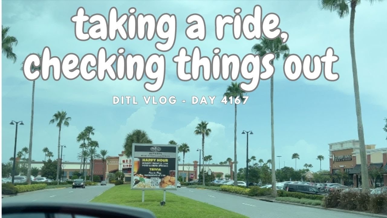 DITL VLOG - taking a ride, checking things out (day 4167) - YouTube