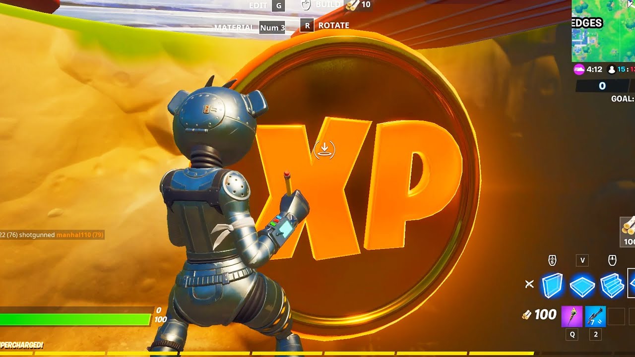 Gold XP Coins Location in Fortnite Season 4 chapter 2 ( Week 6 ) - YouTube
