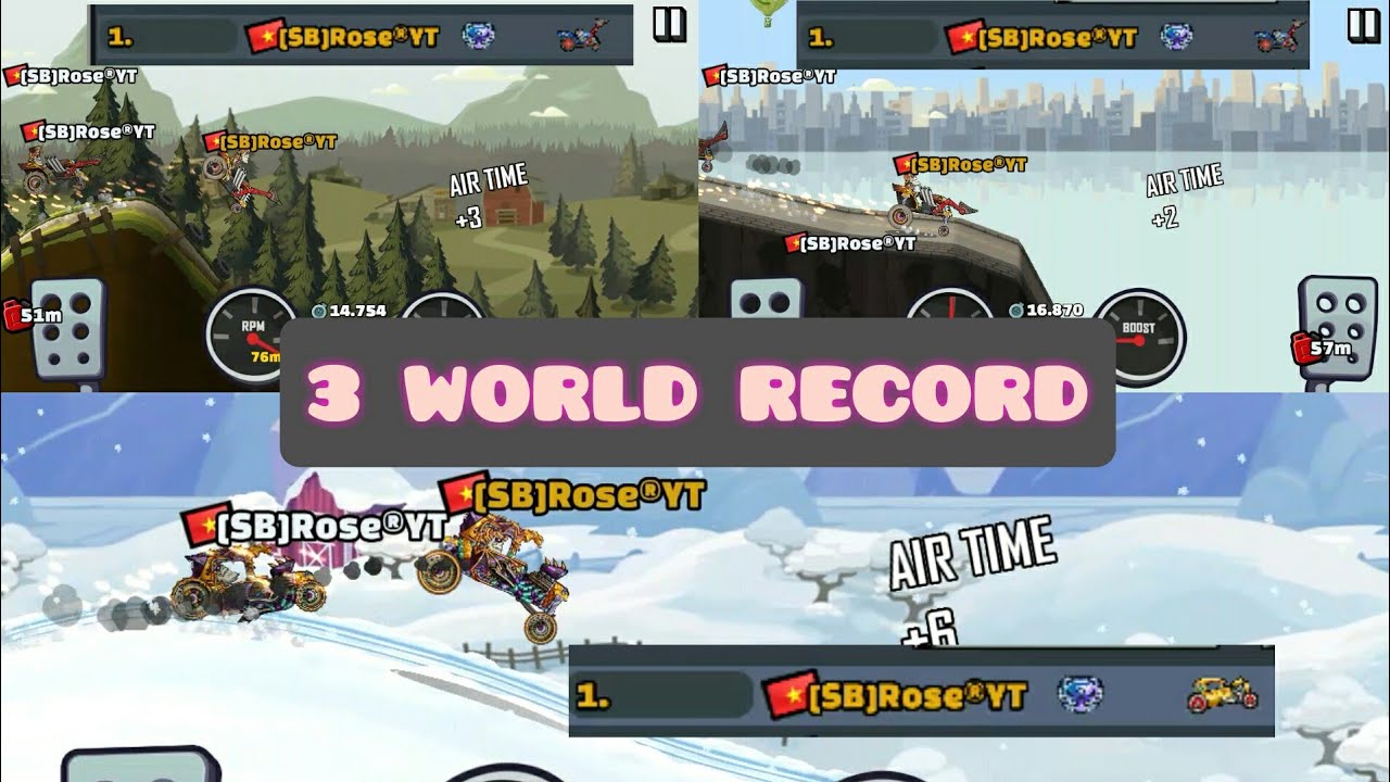 Jump Shock, Landing Boost TRACTOR & HOT ROD 3 WORLD RECORD - Hill Climb ...
