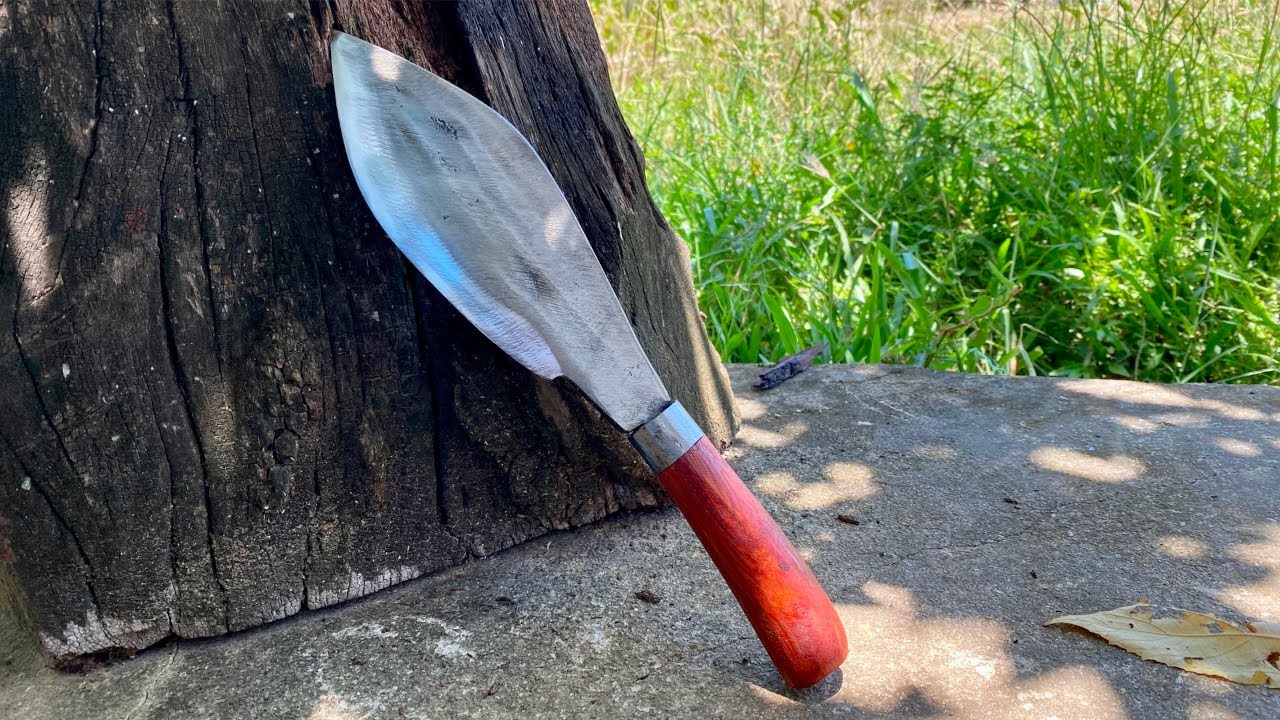 An Incredibly Sharp And Strong Knife With Beautiful Handle That I Made ...