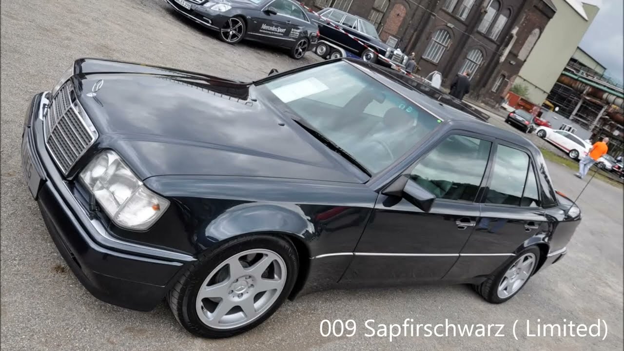 Mercedes W124 E500E Farben - YouTube