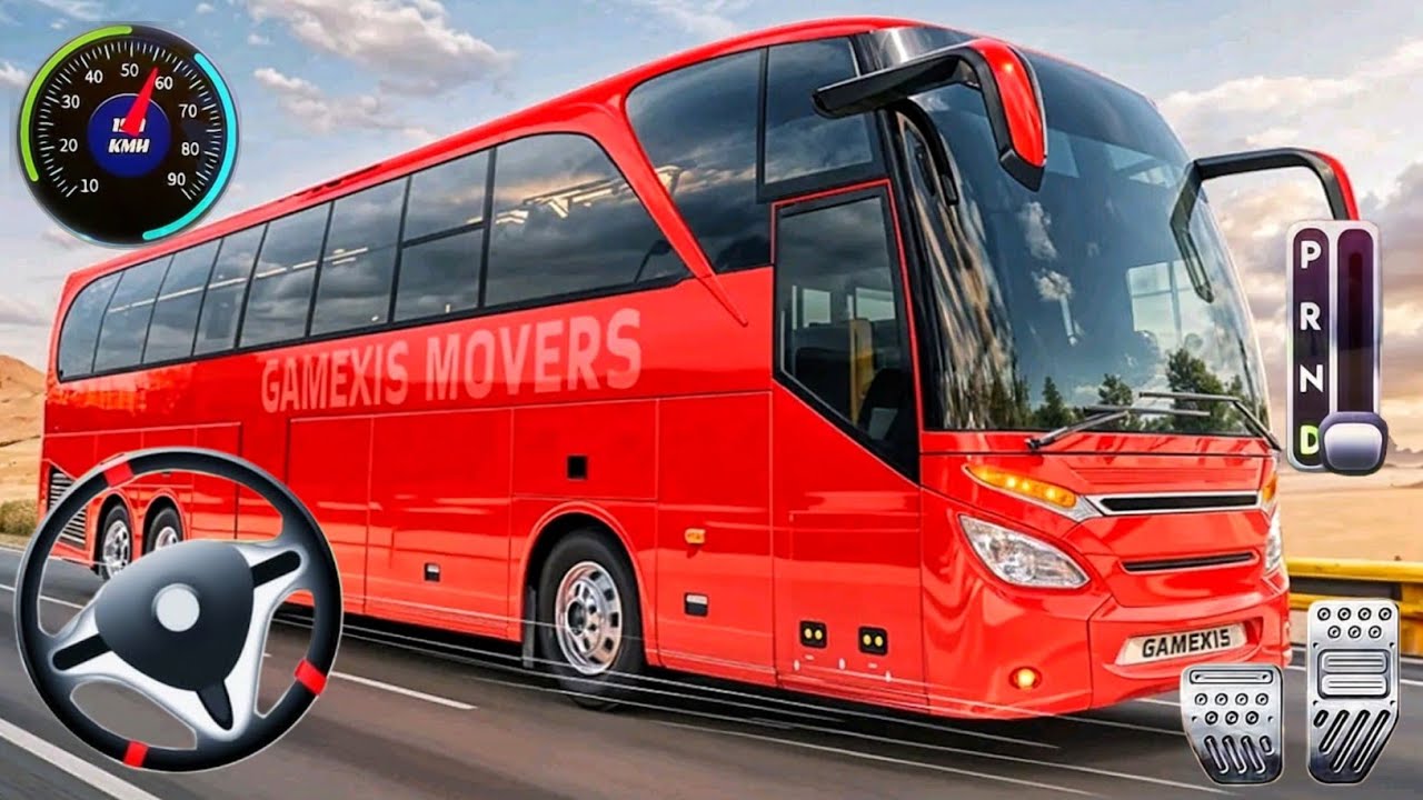 Real Bus Simulator: Coach Bus City Driving Game! Bus Games Android ...