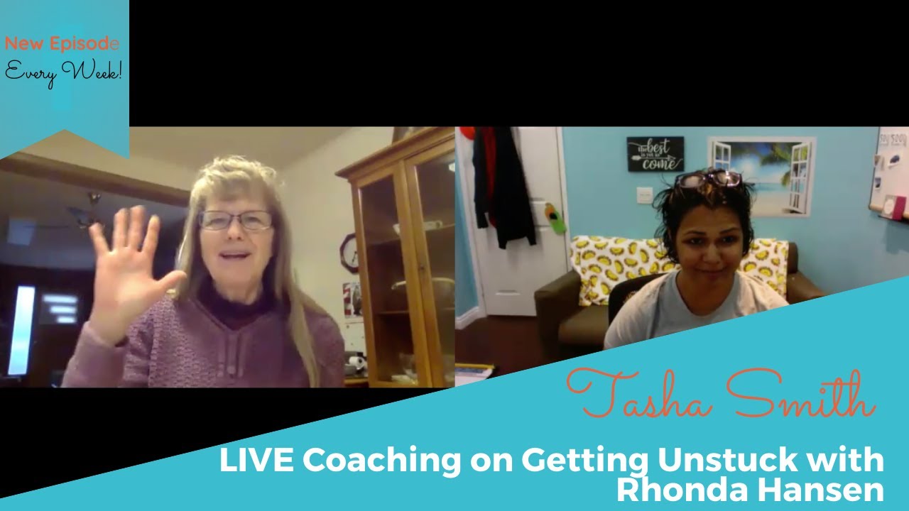 LIVE Coaching on Getting Unstuck with Rhonda Hansen - YouTube