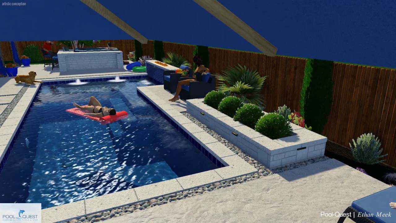 Anderson Family Pool (Rev A) Pool-Quest - YouTube