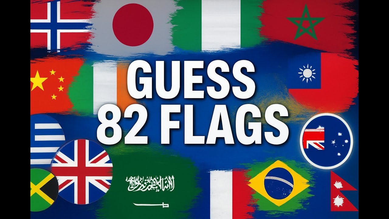 Guess the Flags of 82 Countries 🌍 | Ultimate Flag Quiz Challenge - YouTube