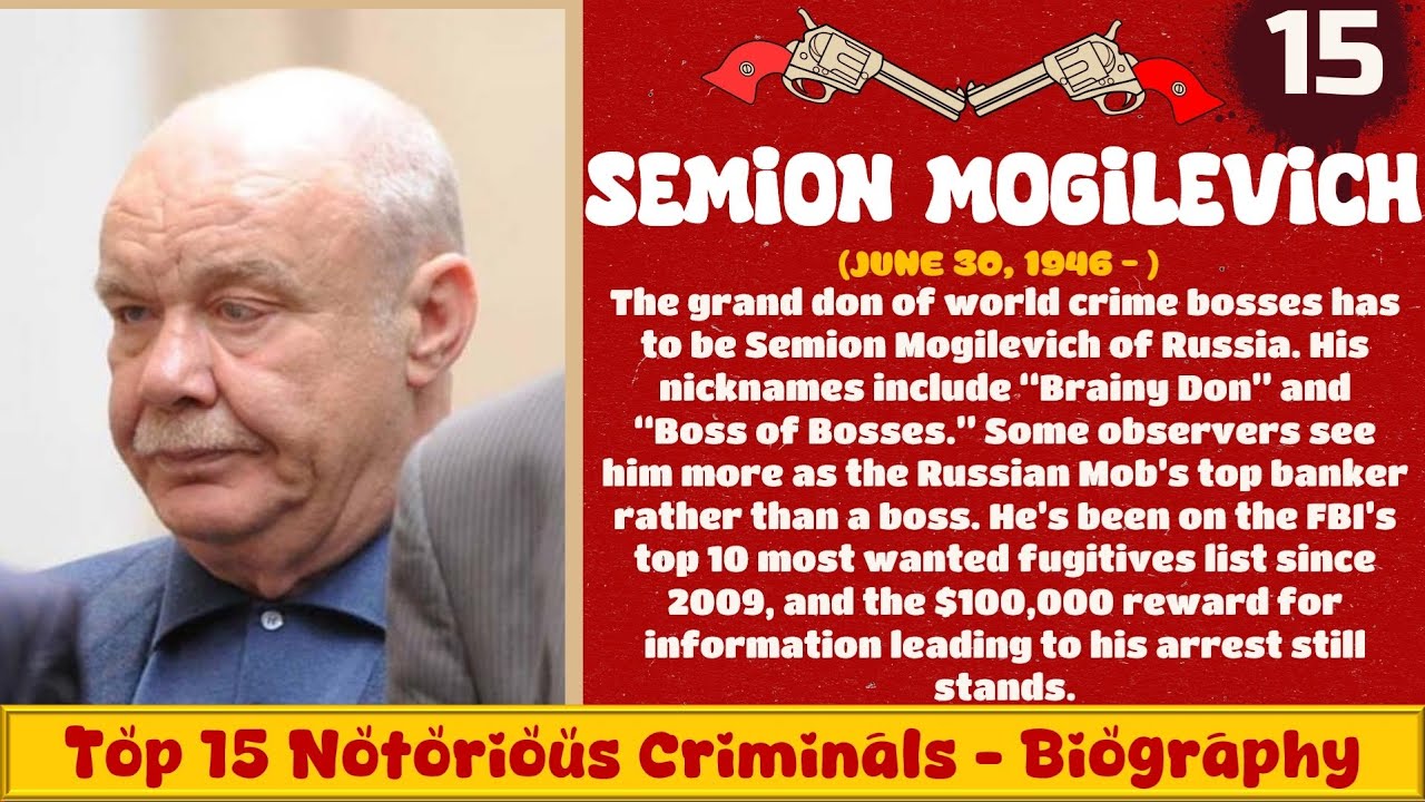 Semion Mogilevich: The Legendary Kingpin Behind a Mafia Empire - YouTube