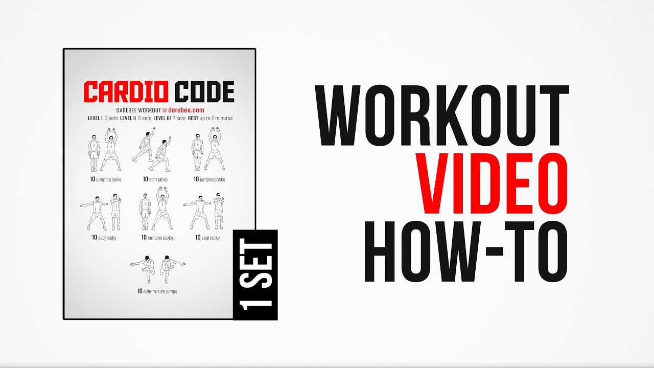 Cardio Code Video [ How To ] [ One Set ] - YouTube