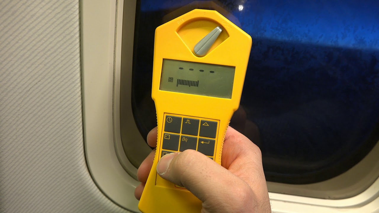 Radioactivity radiation exposure during an european flight ...